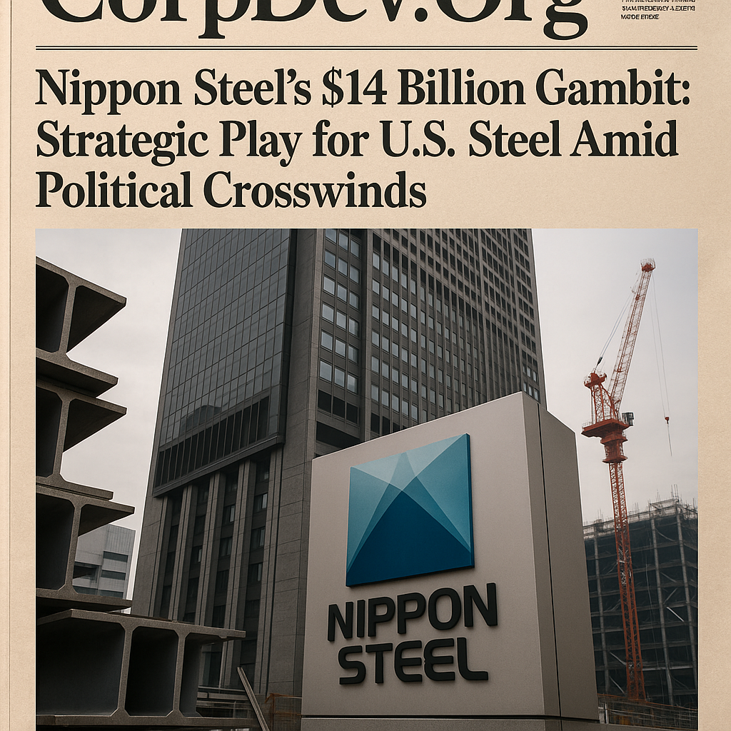 Nippon Steel's $14 Billion Gambit: Strategic Play for U.S. Steel Amid ...