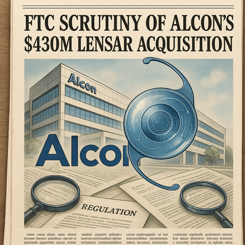 FTC Scrutiny of Alcon's $430M Lensar Acquisition: Strategic ...