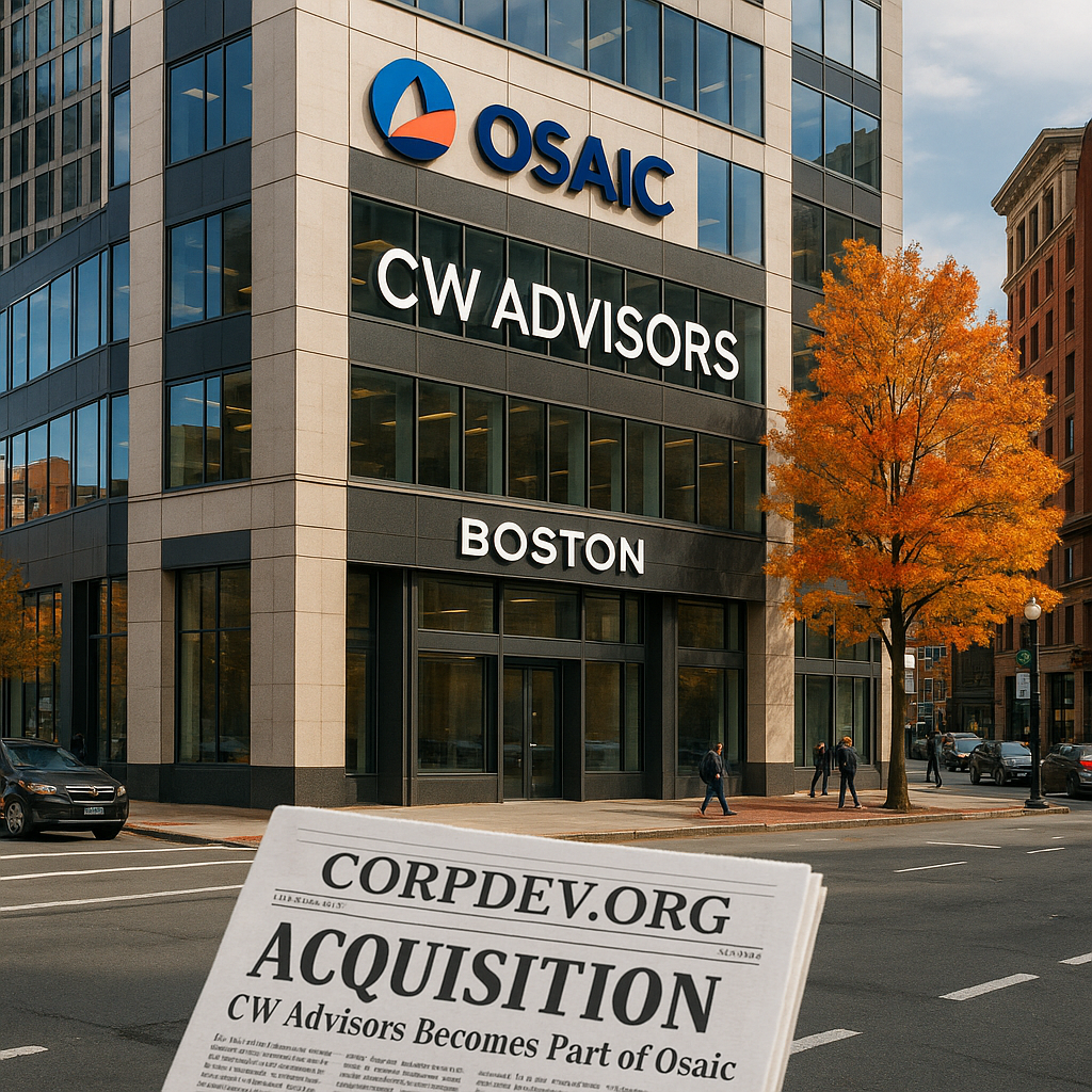 Osaic Acquires $13.5B Boston-Based RIA CW Advisors: Strategic ...