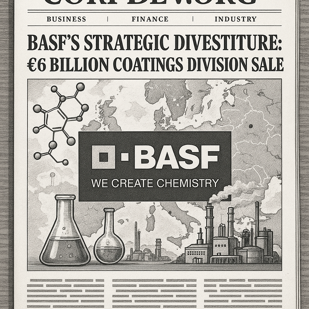 Strategic Divestiture in Focus: BASF's €6 Billion Coatings Division ...