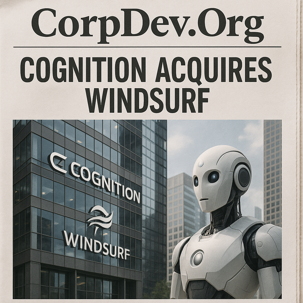 Cognition's Strategic Acquisition of Windsurf Amid AI Talent Wars - CorpDev.Org