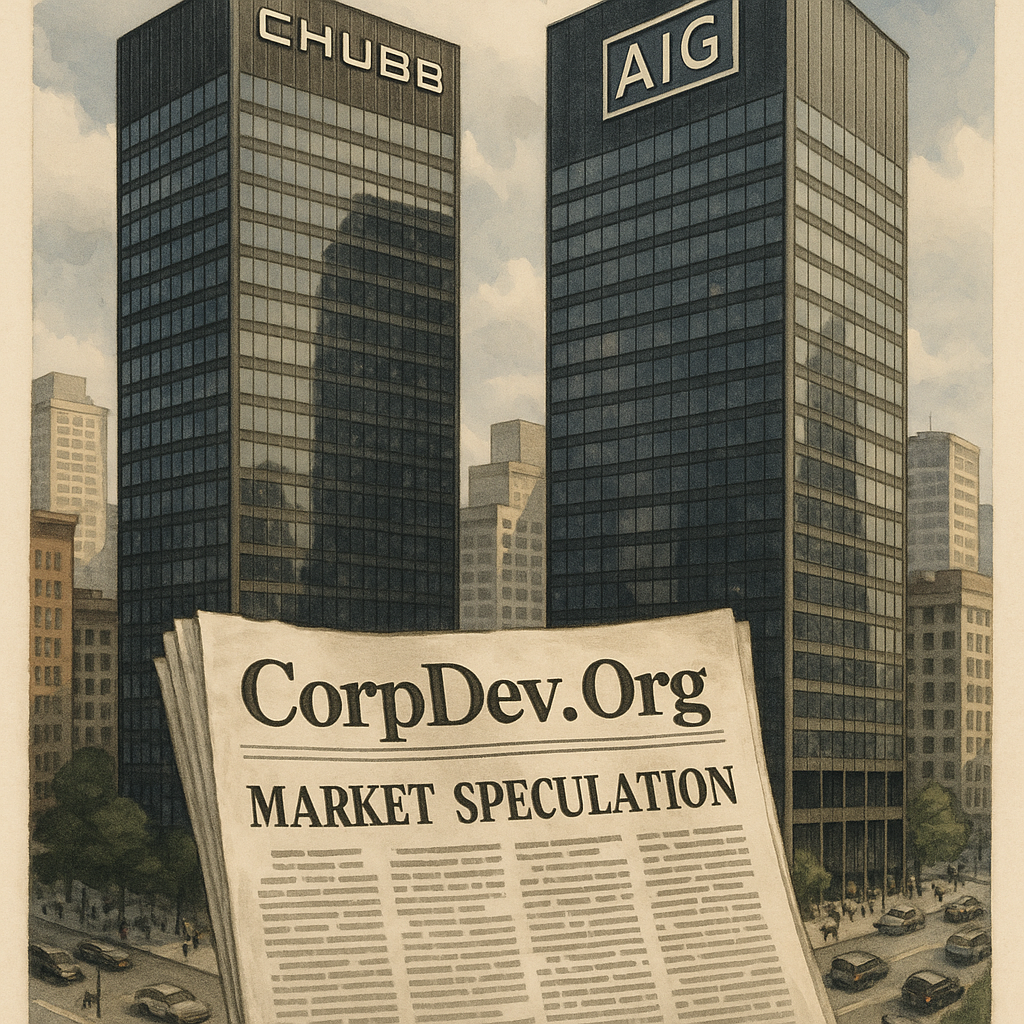 Chubb Denies Submitting Offer for AIG Amid Market Speculation - CorpDev.Org