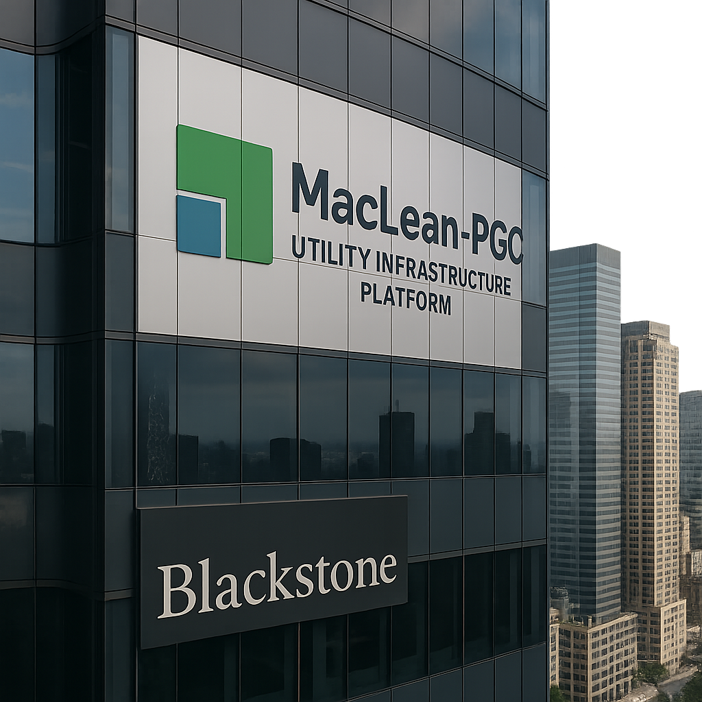 Blackstone Takes Majority Control of Newly Merged MacLean-PGC Utility ...