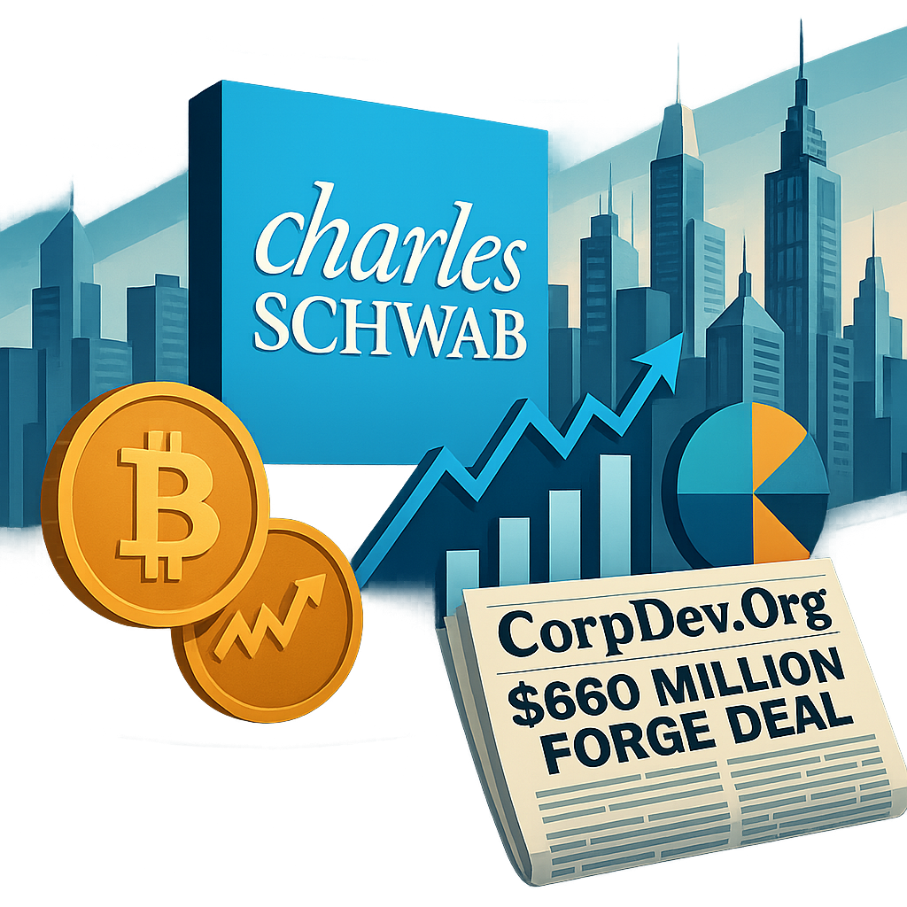 Schwab Signals Aggressive M&A Strategy After $660 Million Forge Deal ...