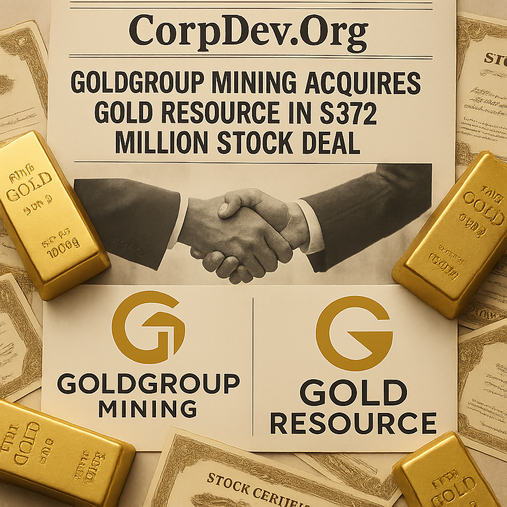 Goldgroup Mining Acquires Gold Resource in $372 Million Stock Deal ...