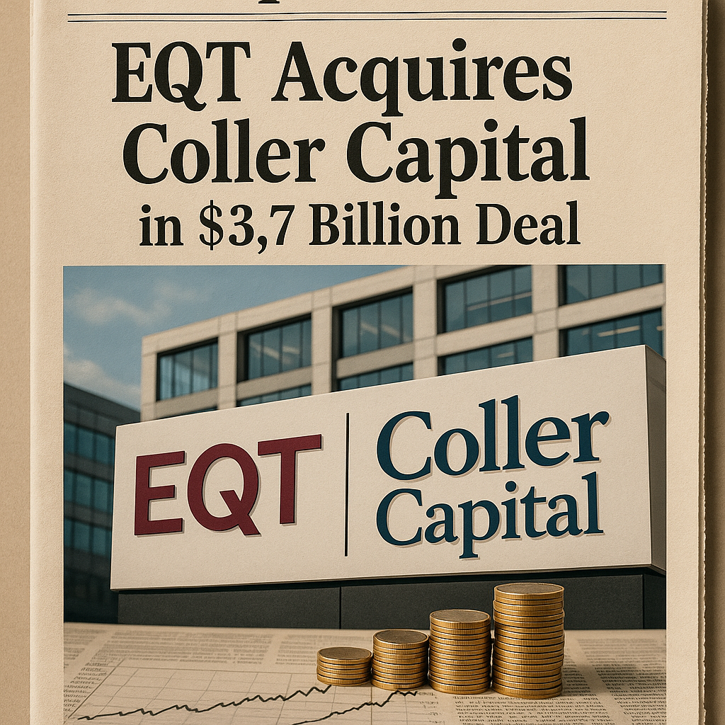 EQT to Acquire Coller Capital for Up to $3.7 Billion in Strategic Push ...