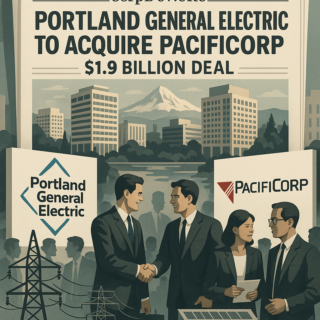 Portland General Electric to Acquire PacifiCorp Washington Assets for ...
